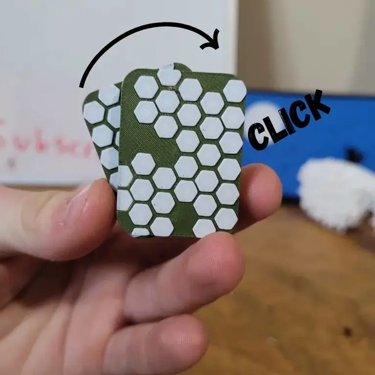 Archivos de impresora 3D | Archivo 3MF | honey comb mag slide fidget ...