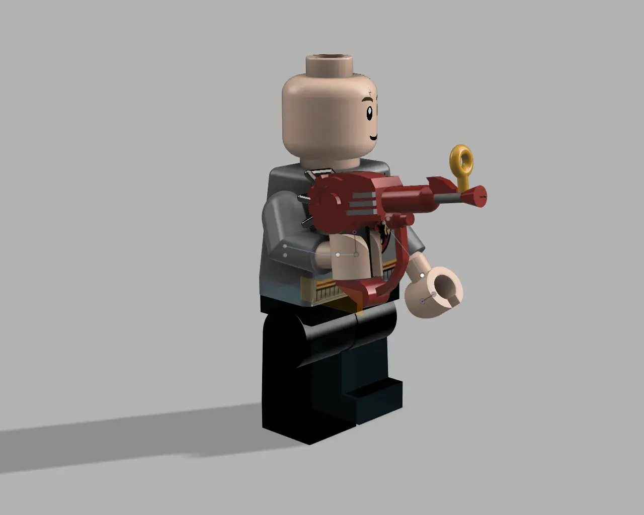 Board Games & Card Games STL Descarga - RAY GUN LEGO - Antulio2kira