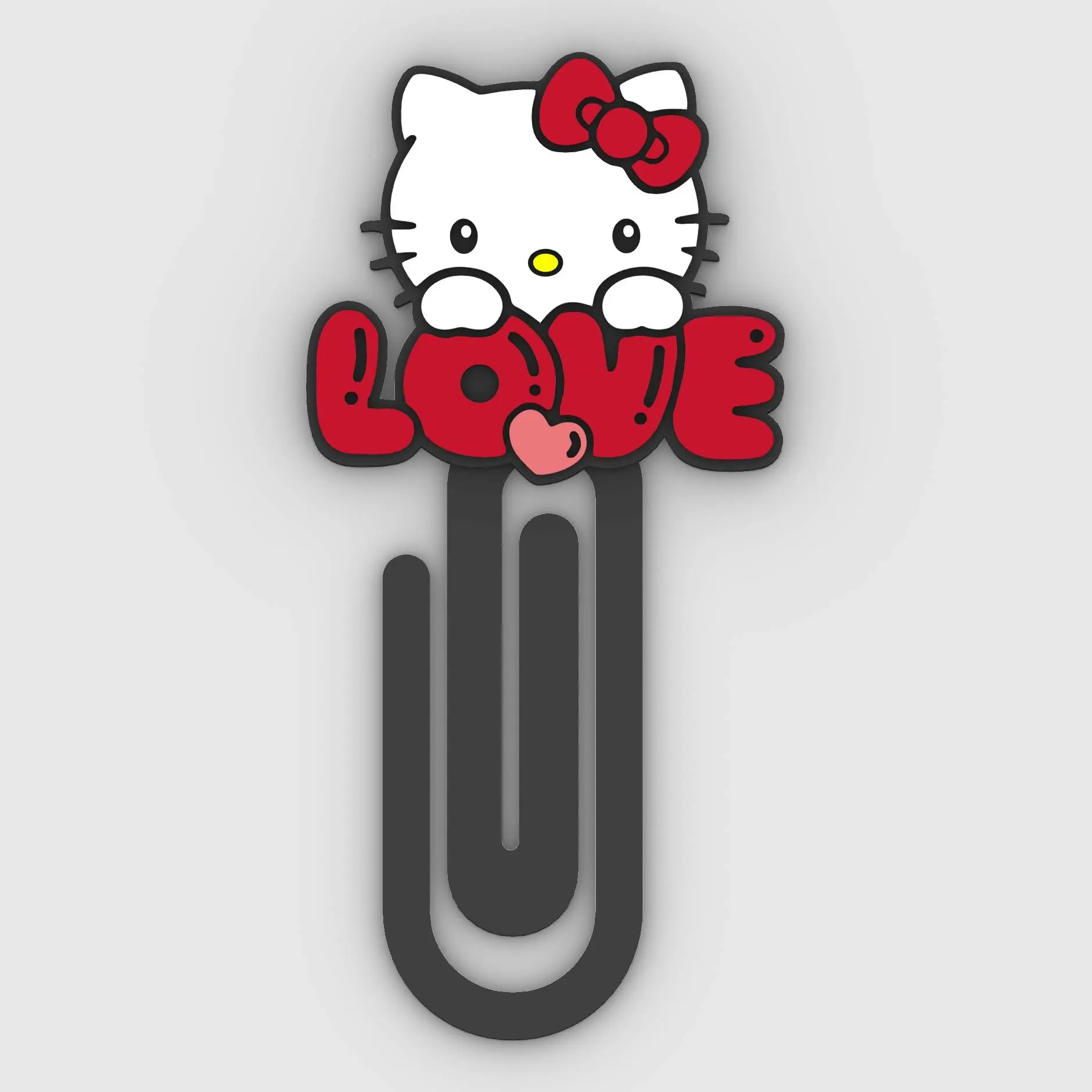 Stationery & Learning Tools STL Download - Hello Kitty in Love - Lov ...