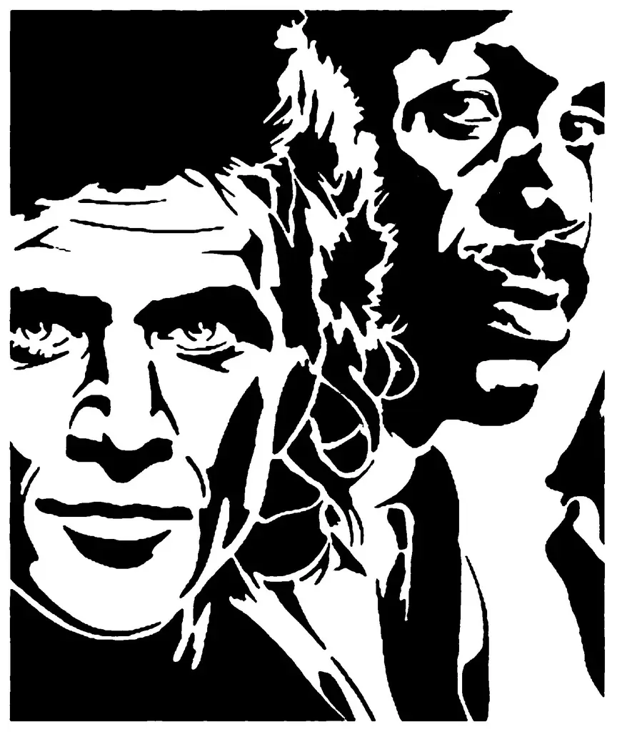 Free Digital Art STL Download - Lethal Weapon stencilby SMT_M 🦊