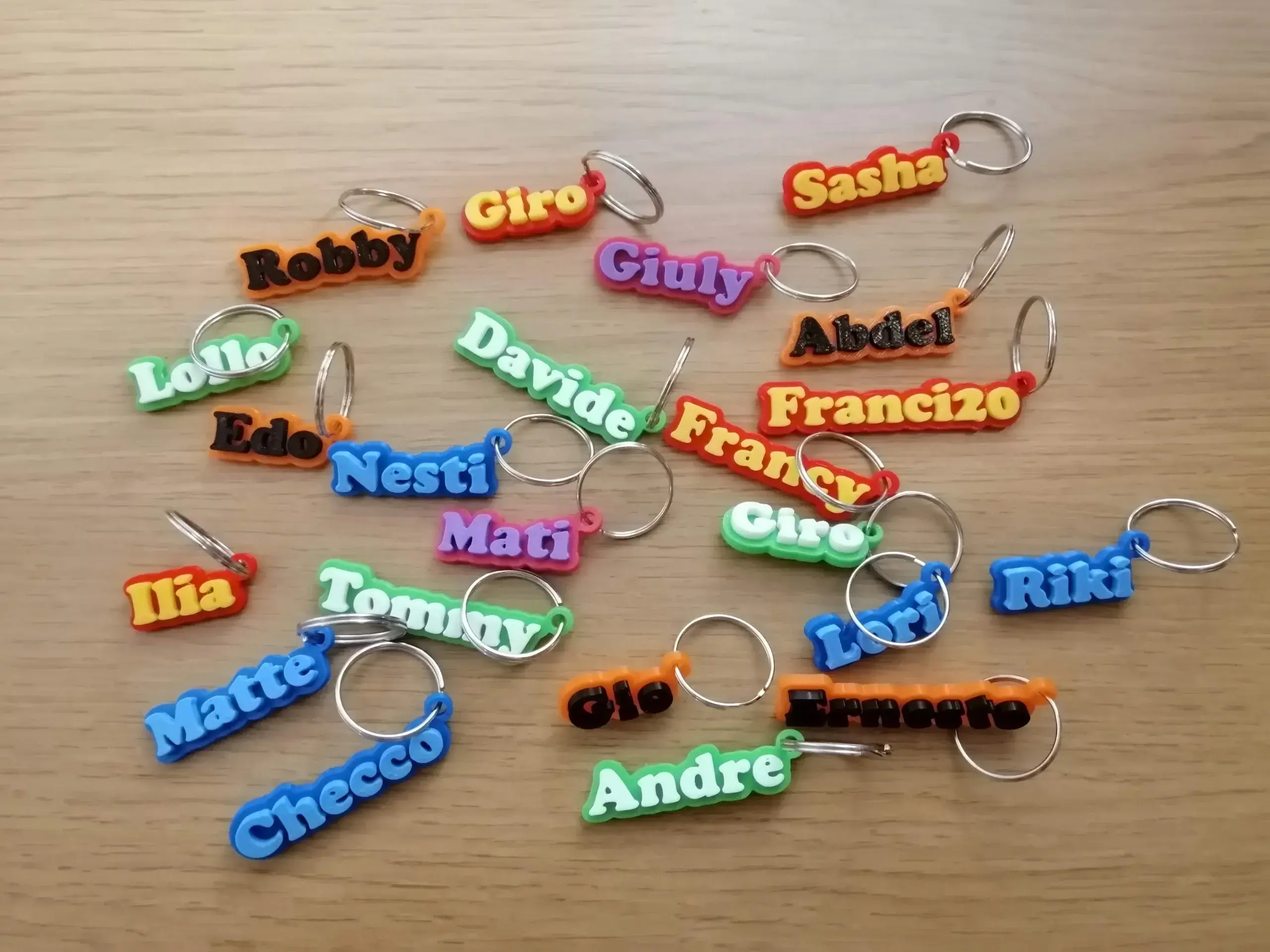 3D Printer Files | 3MF File | Custom Keychains Mix | Creality Cloud