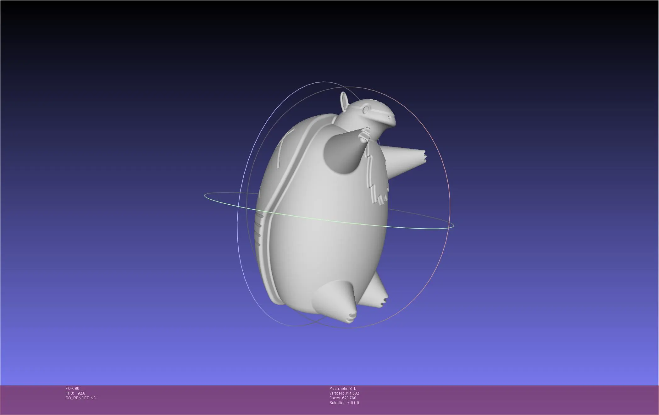 Characters & Creatures STL Download - Basic Kyuuketsuki John Figureby ...