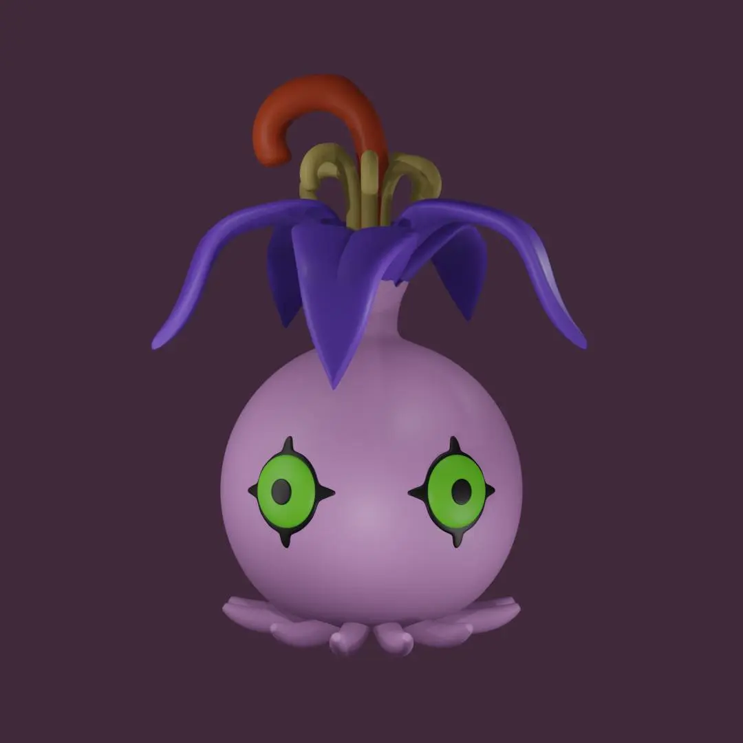 Characters & Creatures STL Download - Pyocomon - Digimonby MiuhStore