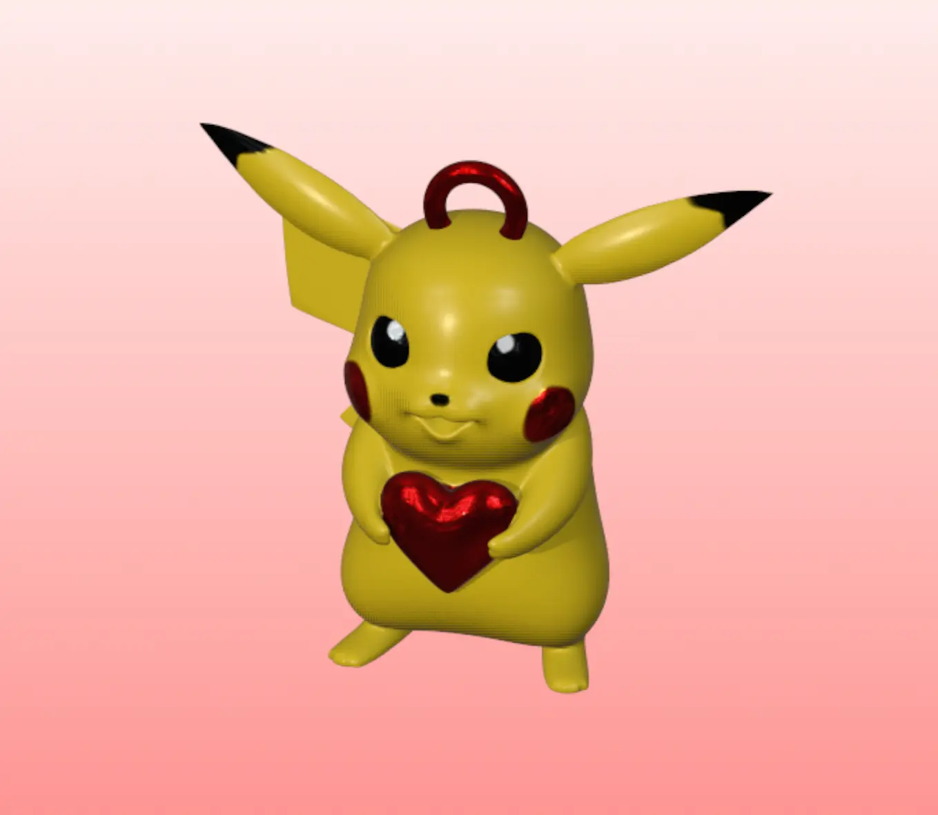 Sculptures & Artworks STL Descarga - Pikachu keychain - Creative1