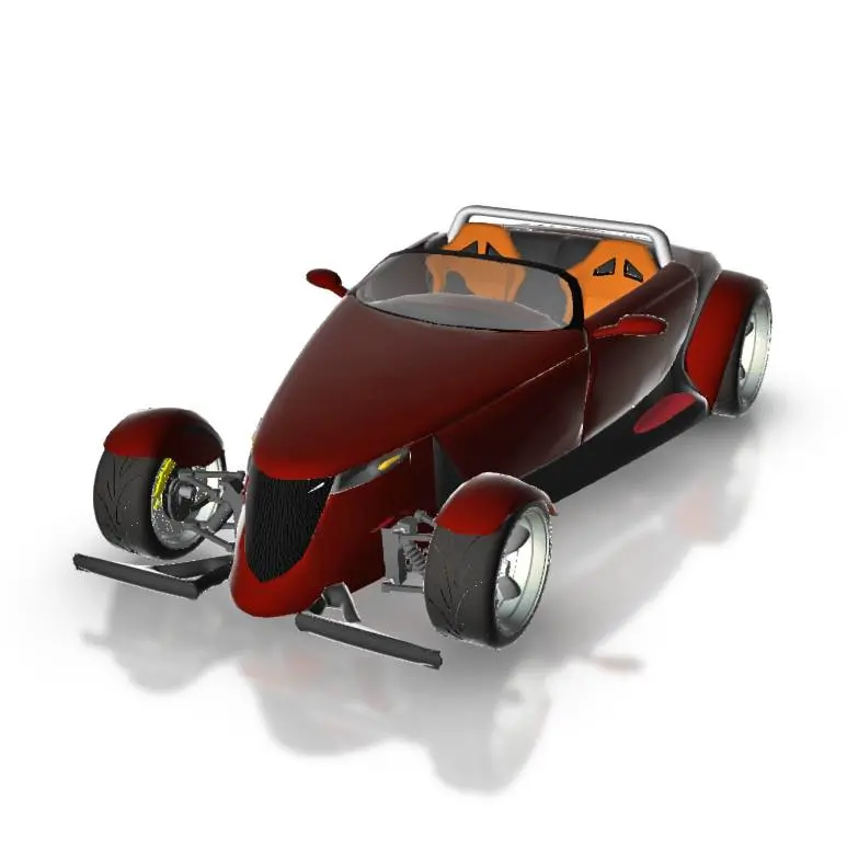 Vehicles & Machinery STL Download - Chrysler Prowlerby 3DCARSALON
