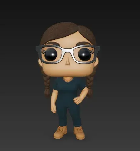 Characters & Creatures STL Download - Action Figure Mia Khalifa Funkoby ...