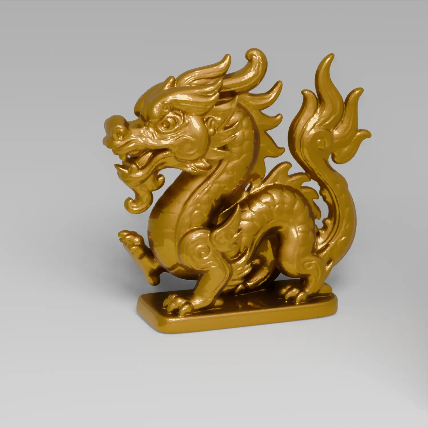 3D Printer Files | 3MF File | Dragon Figurine | Creality Cloud