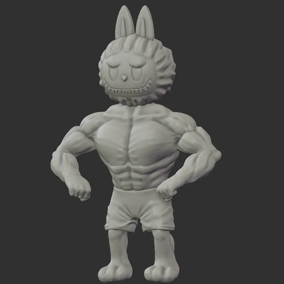 3D Printer Files | 3MF File | Labubu Muscle Toys | Creality Cloud