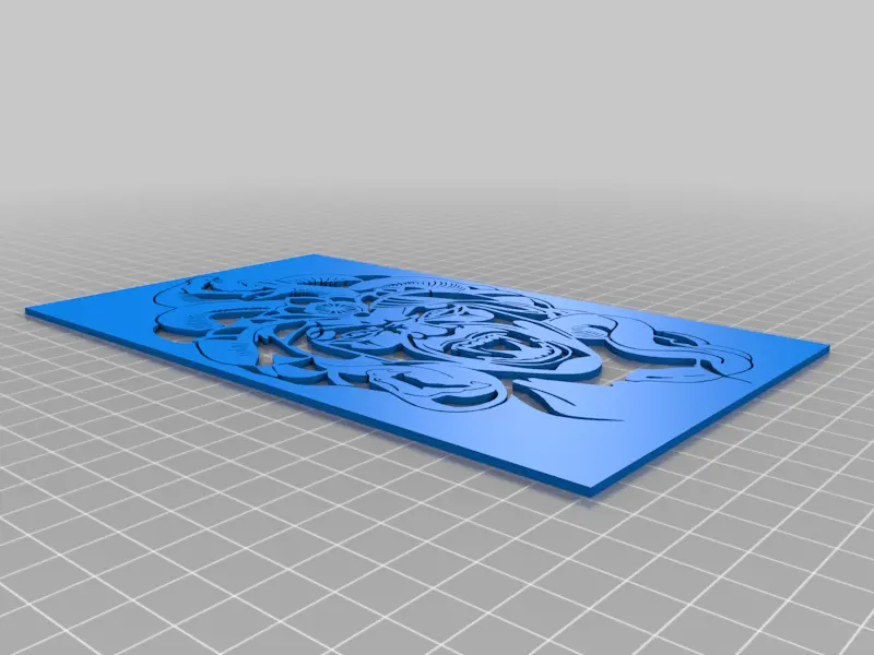 Free Digital Art STL Download - Snake Head stencilby SMT_M 🦊