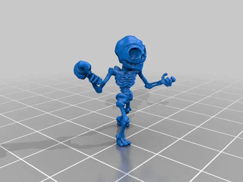 Free Characters & Creatures STL Download - Skeletal Zeta-Reticulan ...