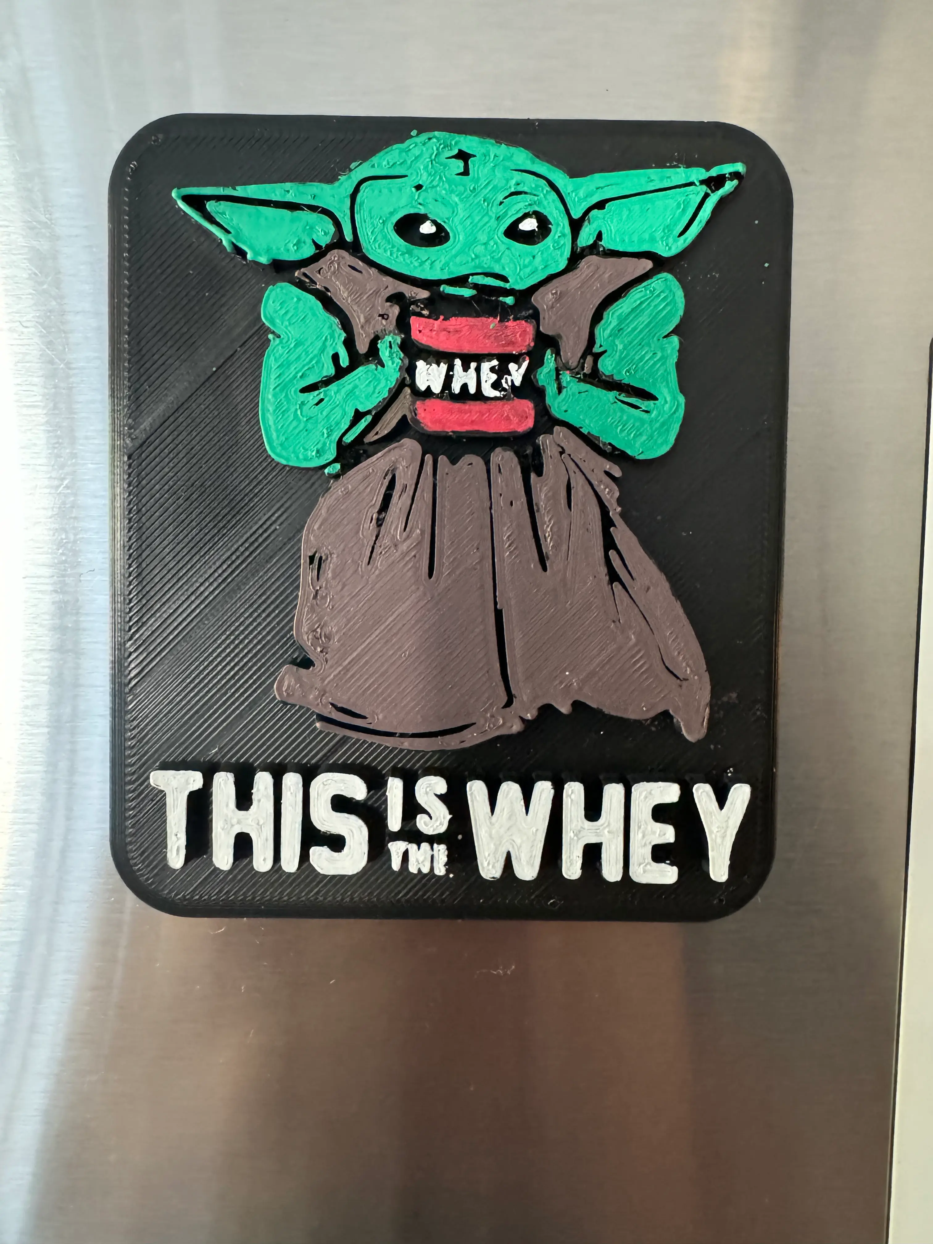 3D Printer Files | 3MF File | Buff Grogu - This is the Whey | Creality ...