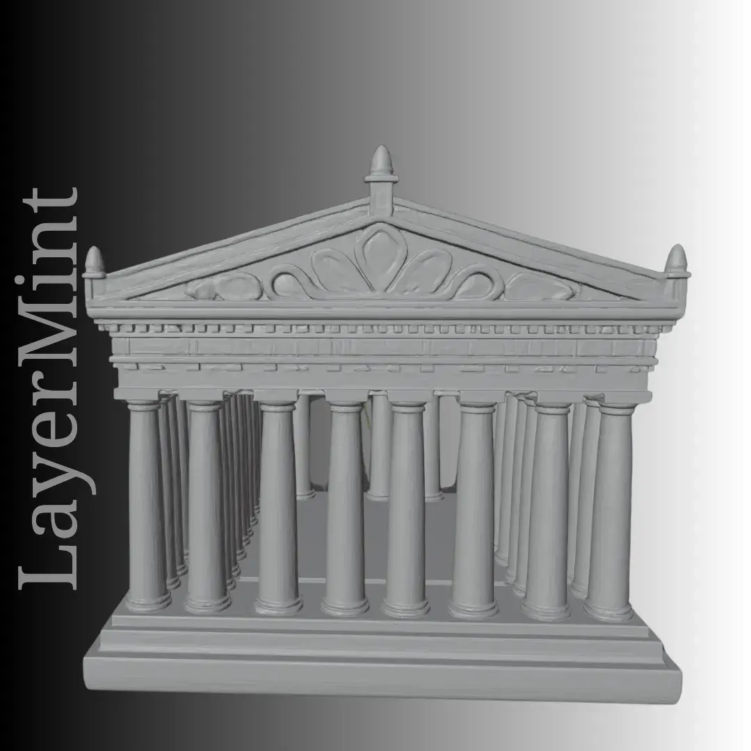 Home Decorations & Ornaments STL Download - Temple of Artemis Desk ...