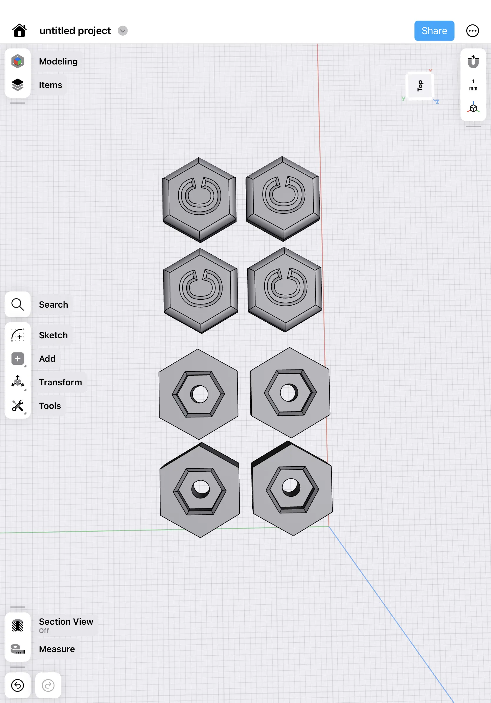 3D Printer Files | 3MF File | Bolt caps | Creality Cloud