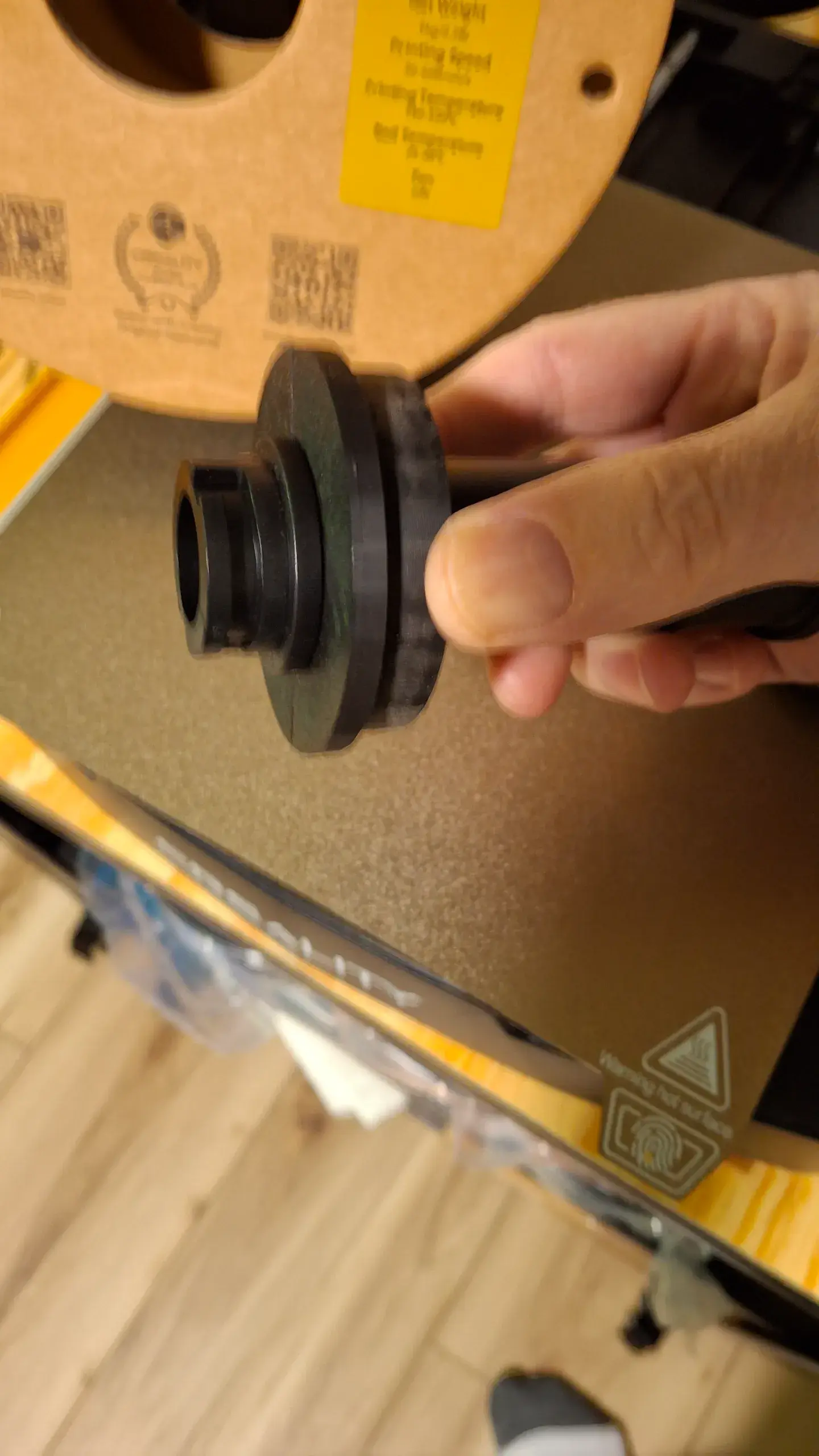 gratuita 3D Printer Parts STL Descarga - Filament Spool Adapter - ChaXE65