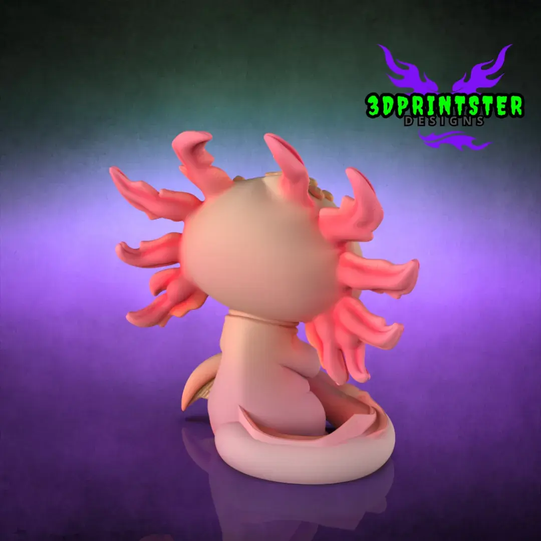 3D Printer Files | 3MF File | Axolotl | Creality Cloud