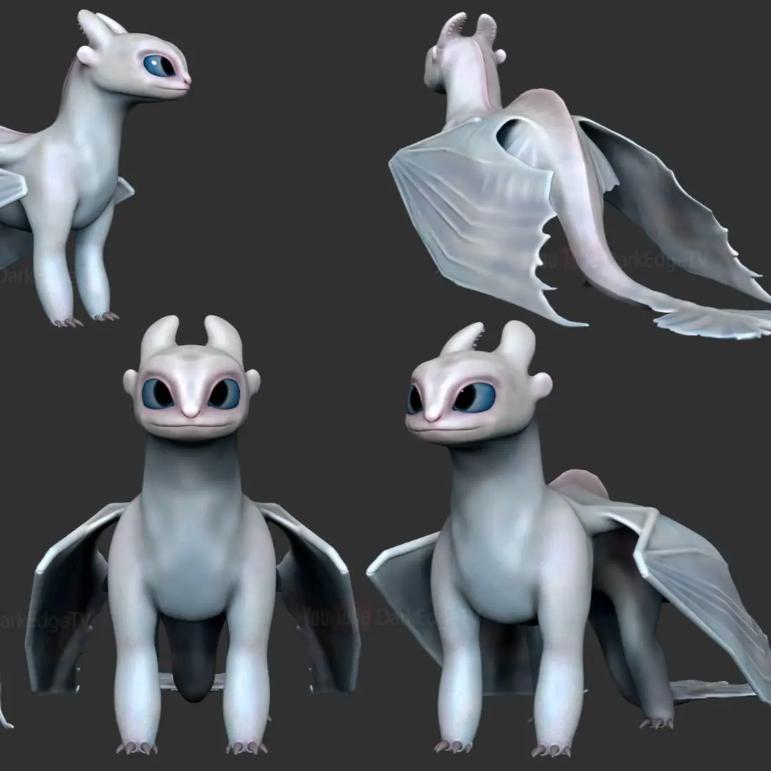 3D Printer Files | 3MF File | Ligthfury como entrenar a tu dragon -How ...