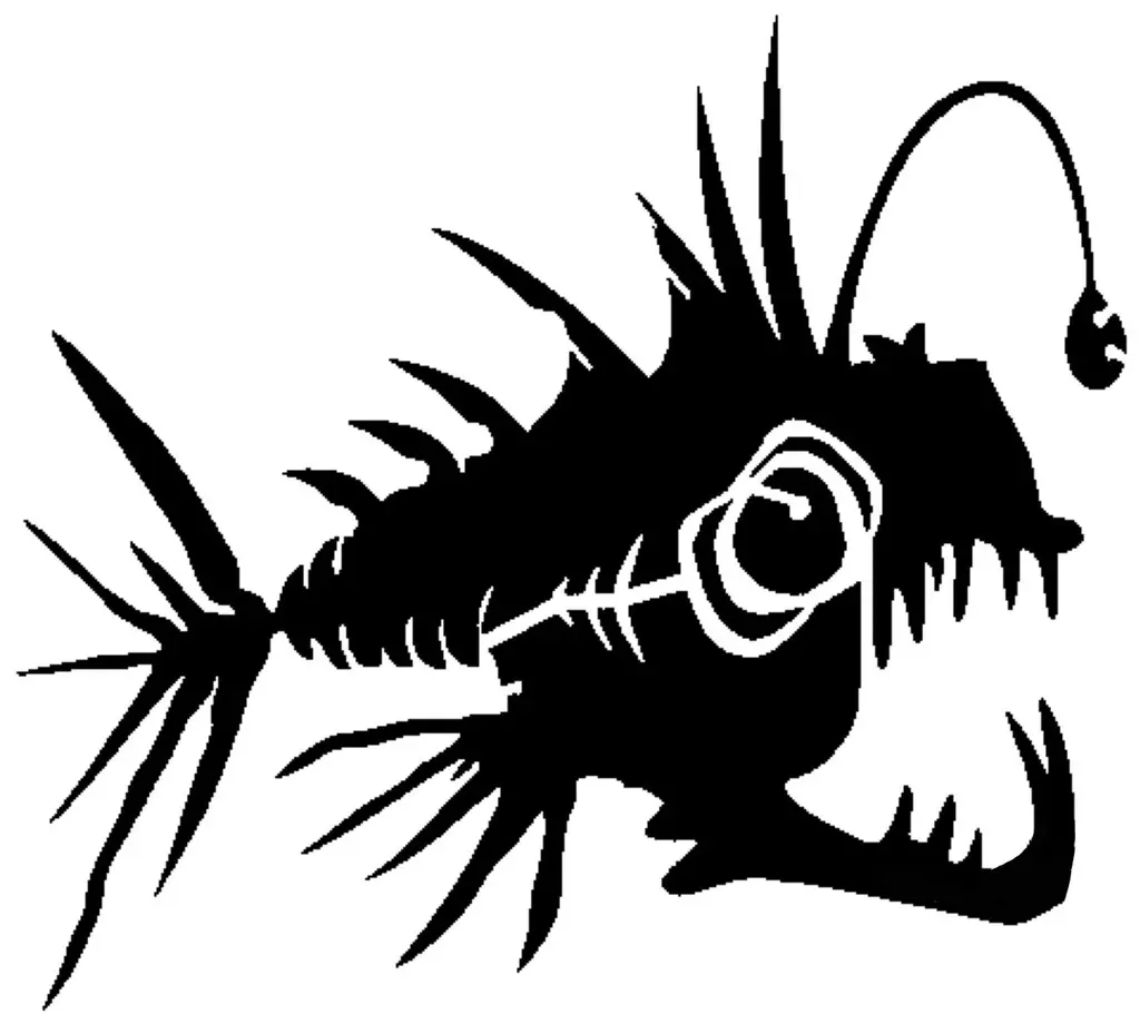 Free Digital Art STL Download - Angler Fish stencilby SMT_M 🦊