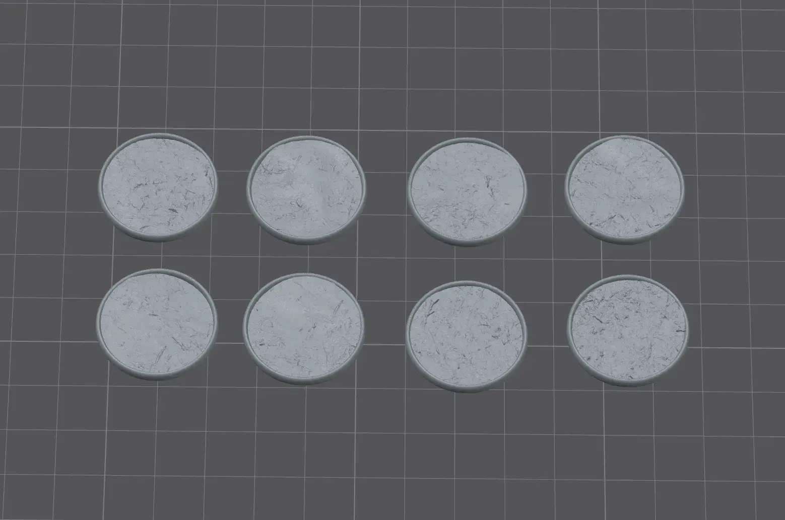 3D Printer Files | 3MF File | 25mm terrain base - burnt ground ...
