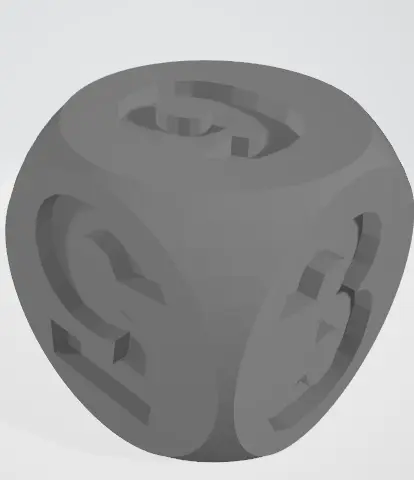 gratuita Board Games & Card Games STL Descarga - dado de 6 caras ...