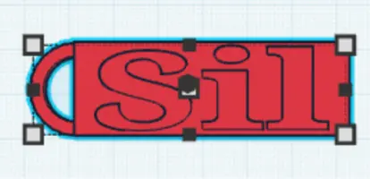 Free Personal Accessories STL Download - Keychain silby 3Jprints