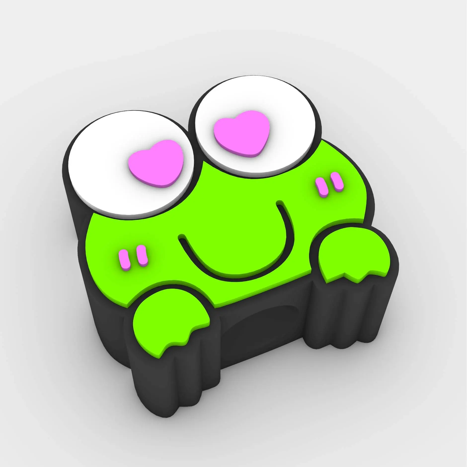 Other STL Descarga - Straw Topper KEROPPI IN LOVE - TeoRk