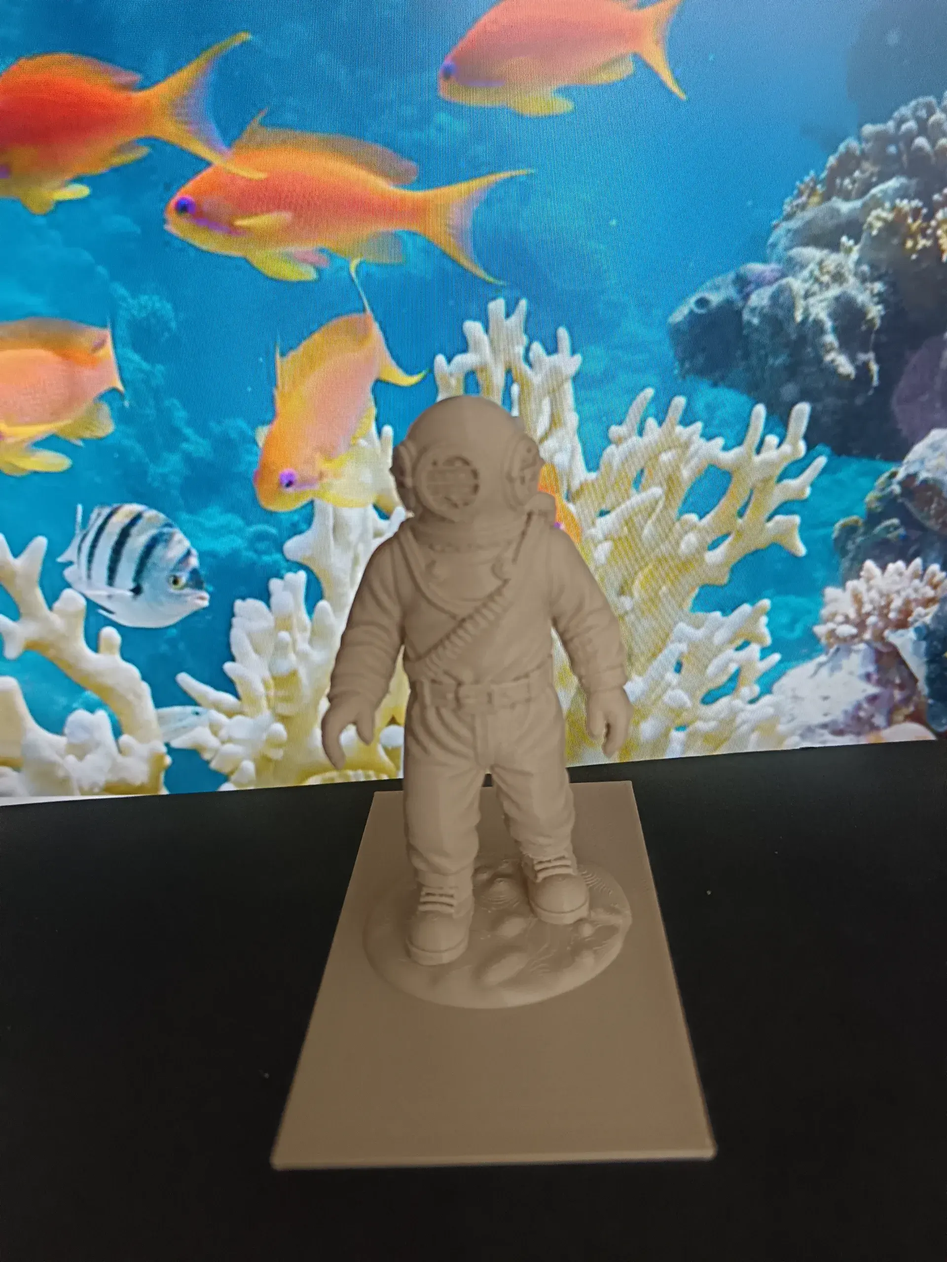 3D Printer Files | 3MF File | AQUARIUM - Diver | Creality Cloud