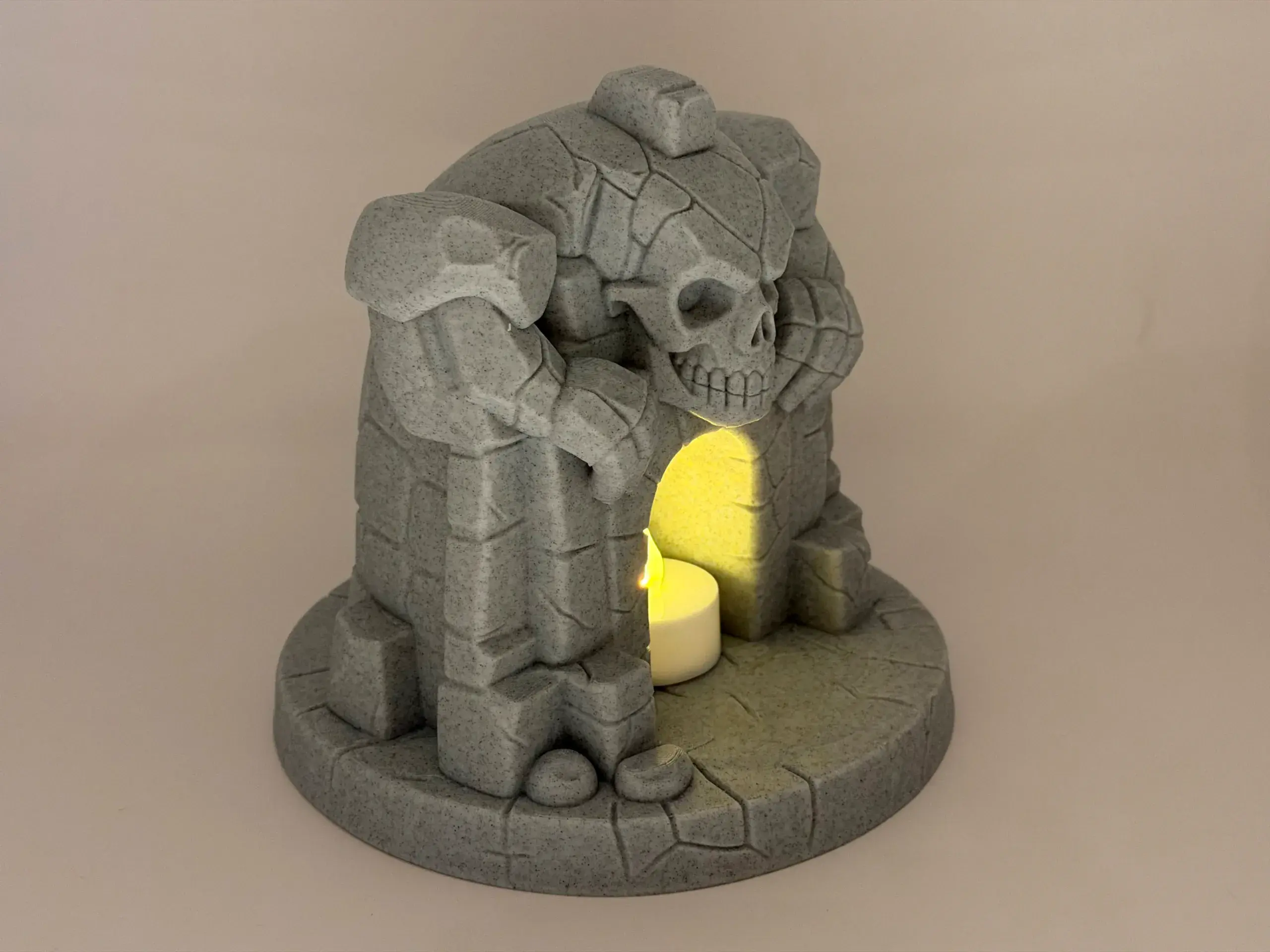 3D Printer Files | 3MF File | Evil Crypt – LED Light Decor | Creality Cloud