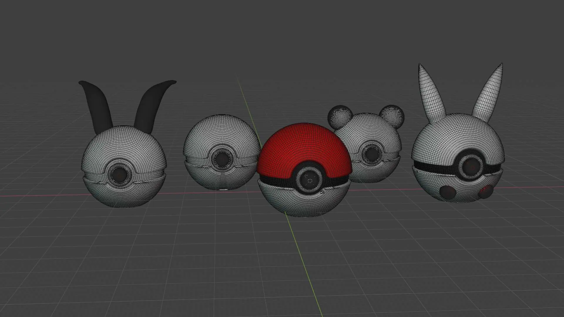 Board Games & Card Games STL Download - pokeball kit by Anukalpgenesis3d