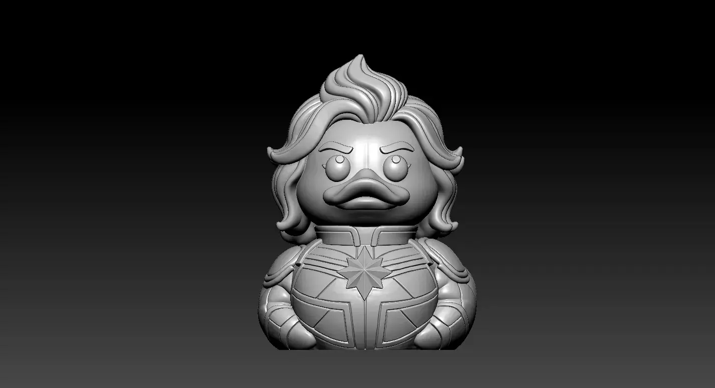 Characters & Creatures STL Download - Captain Marvel model Urban ...