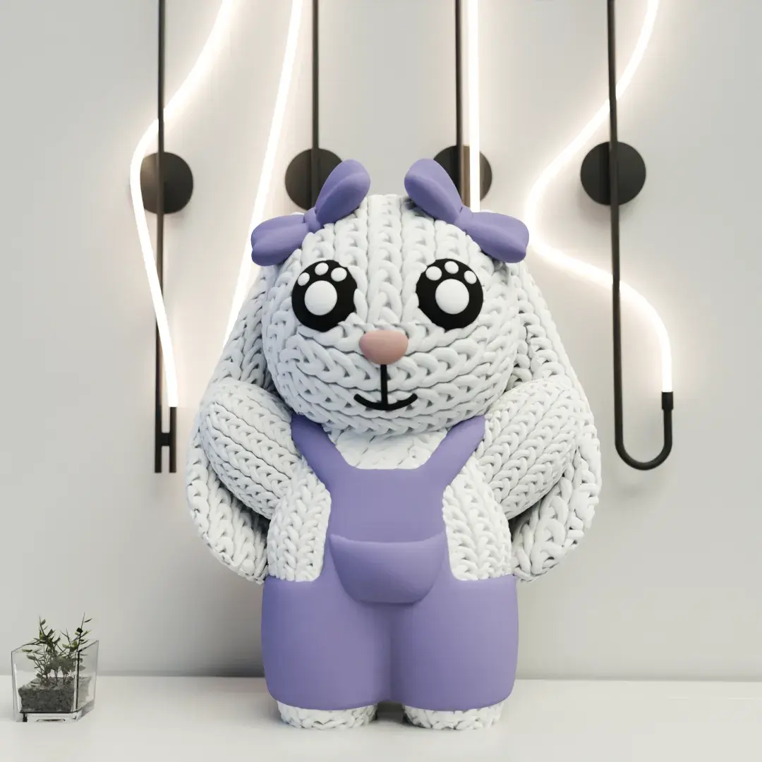 3D Printer Files | 3MF File | Knitted Rabbit (cute) | Creality Cloud