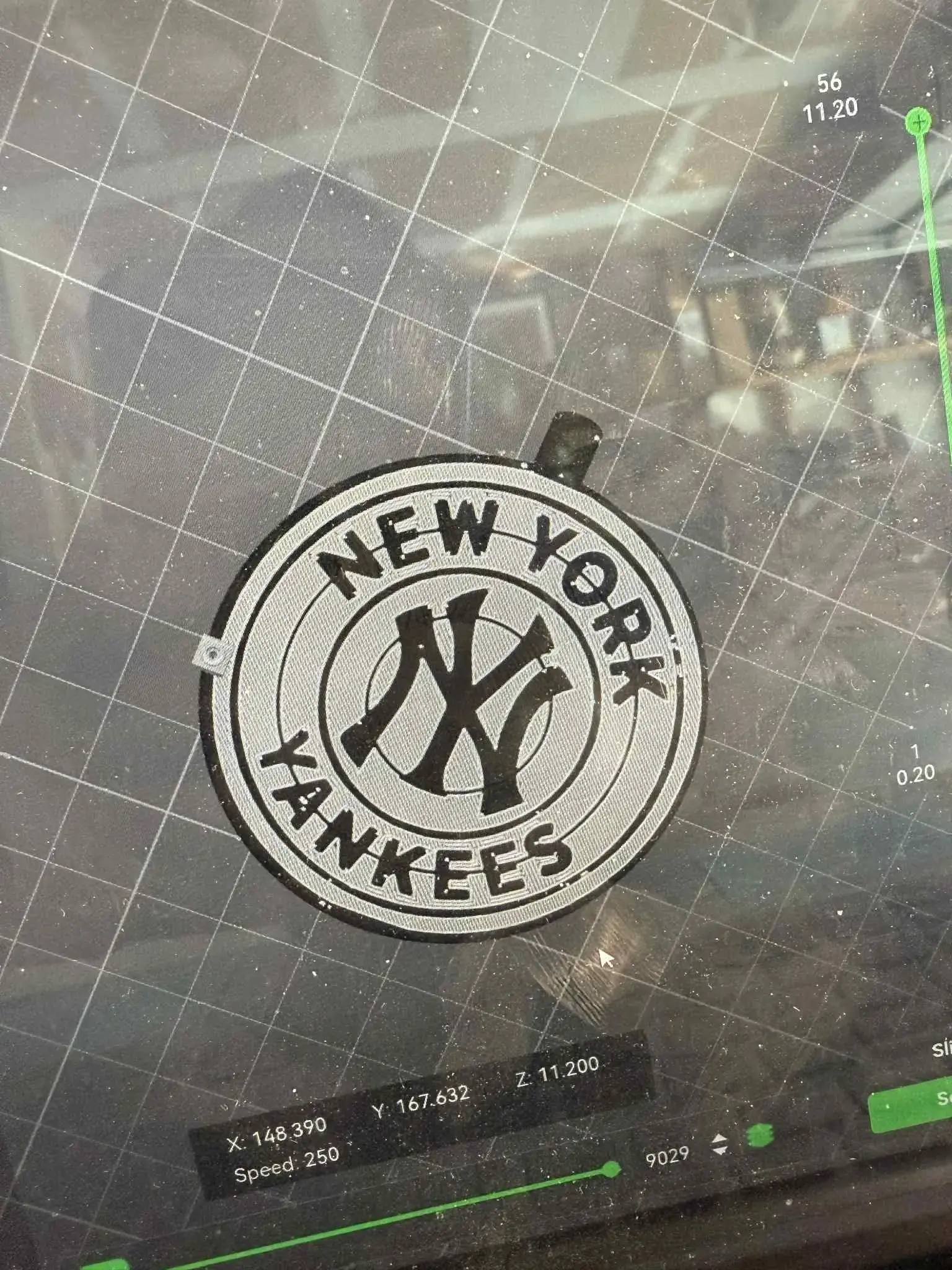 3D Printer Files | 3MF File | New York Yankees Gyro Fidget Keychain ...