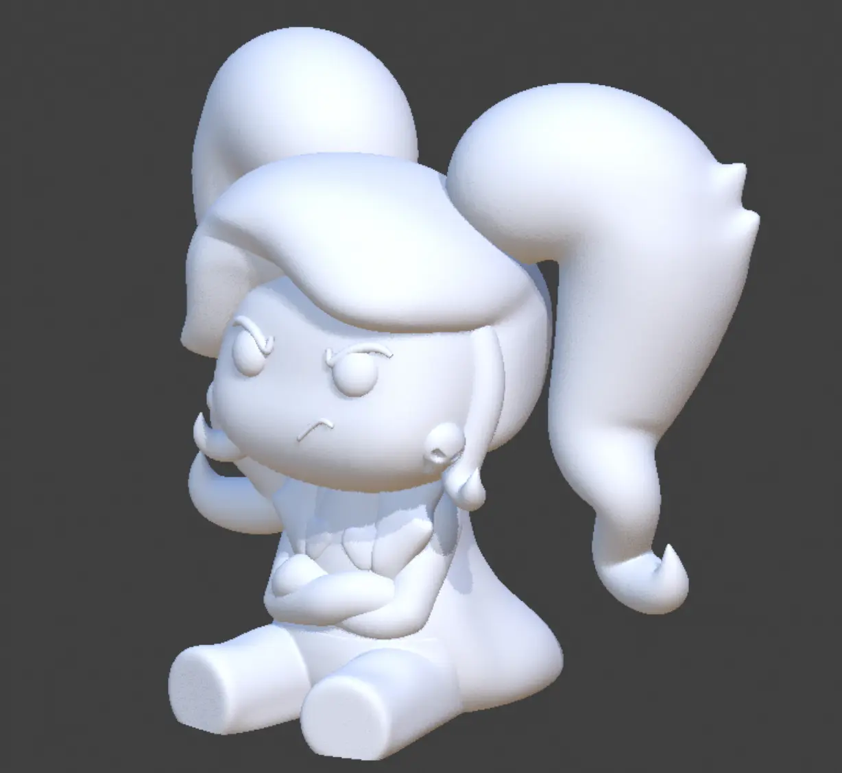 Characters & Creatures STL Download - Velvette Chibiby SukendoArt3D