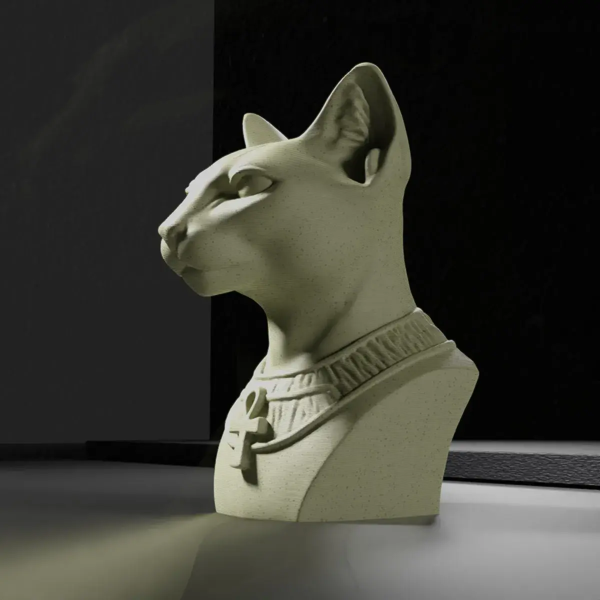 3D Printer Files | 3MF File | Egyptian cat figurine | Creality Cloud