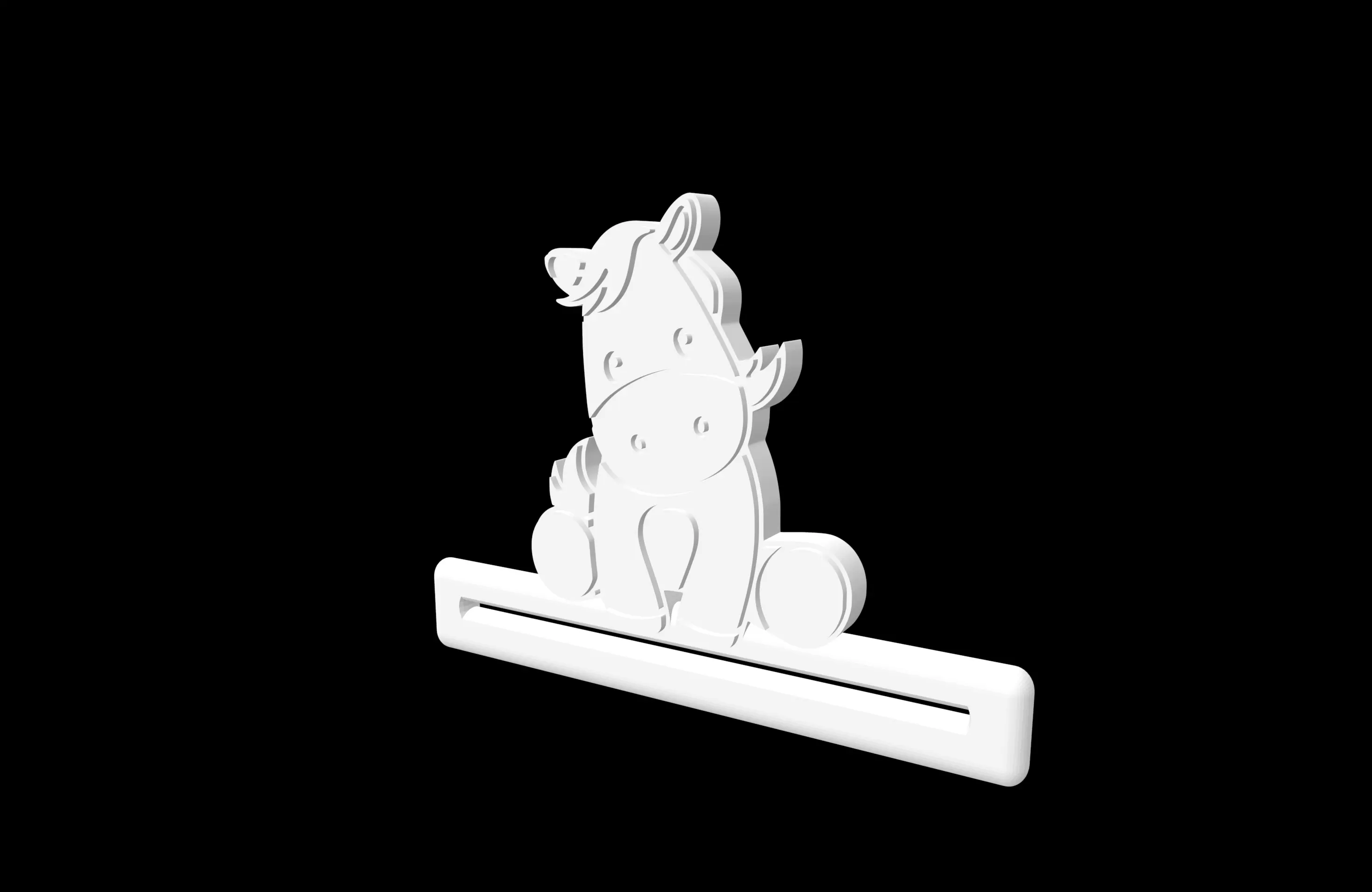 Other STL Download - Farm Animals - Sitting Horse - Toothpaste Squeezer ...