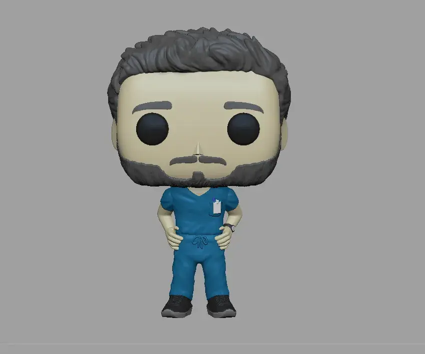 Sculptures & Artworks STL Descarga - Funko Mark Sloan - Greys Anatomy ...