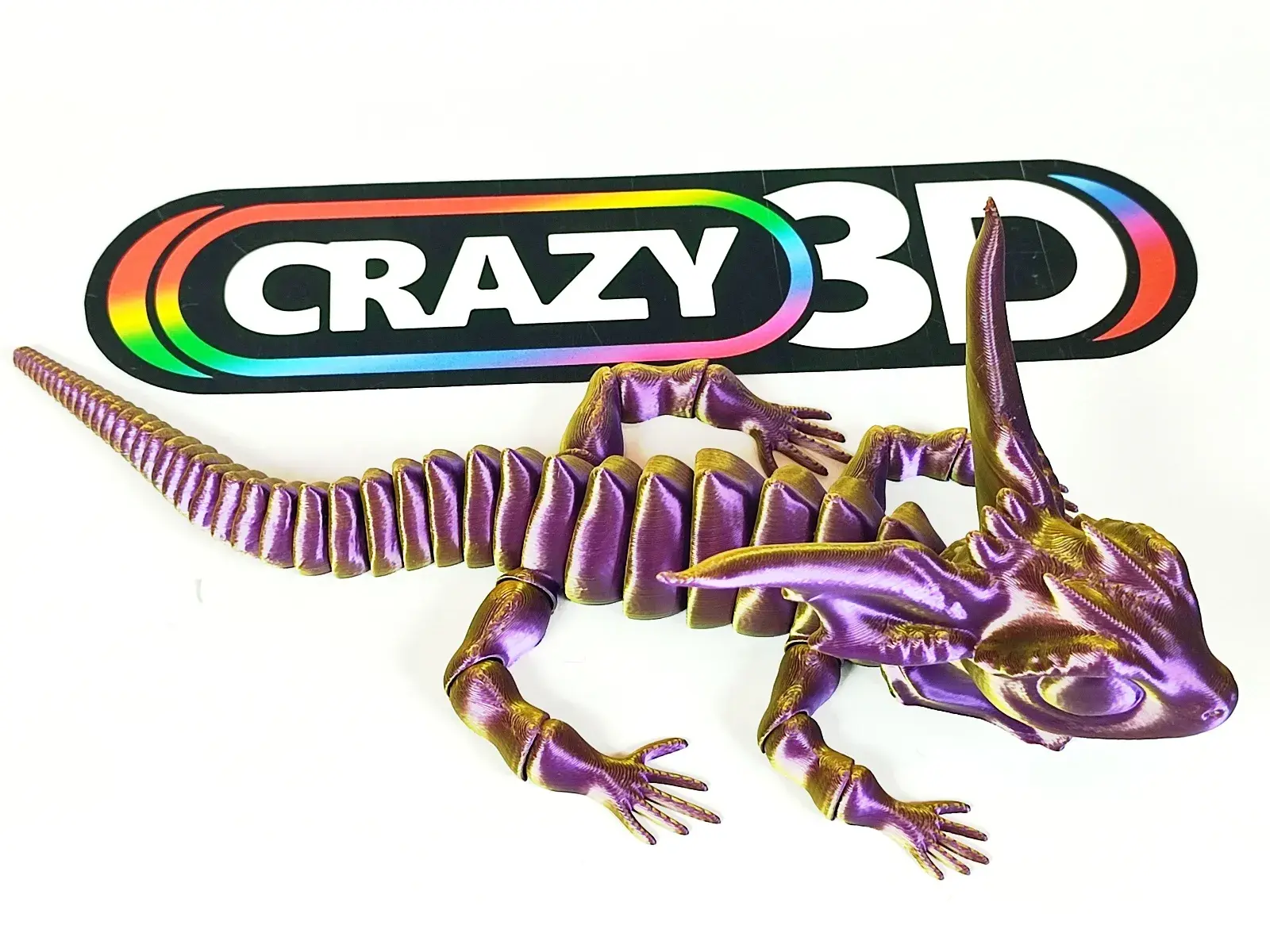 Other STL Download - Ultra articulated Gizmo Lizardby Crazy3D