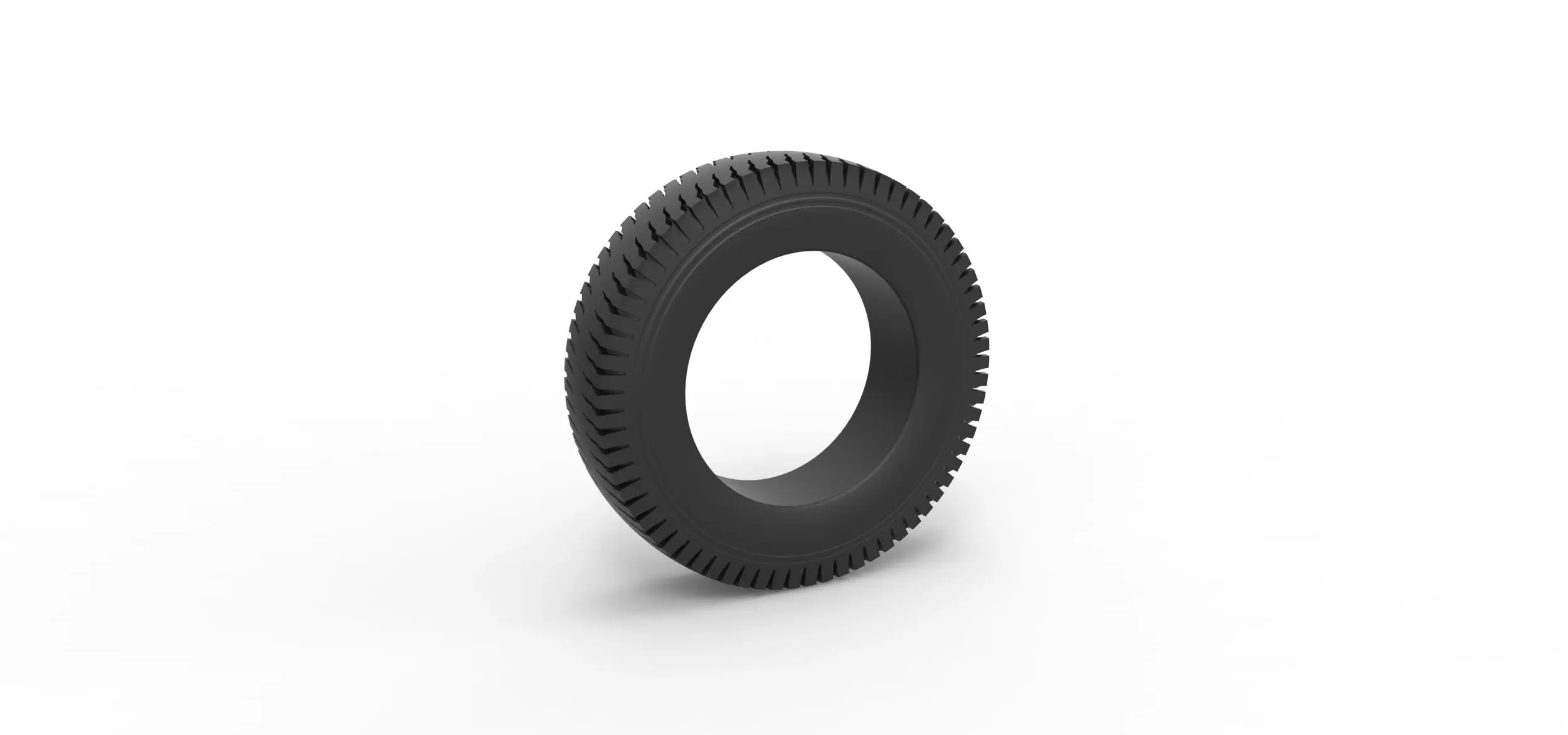 Other STL Download - Semi truck tire 8 Scale 1:25by 3DTechDesign