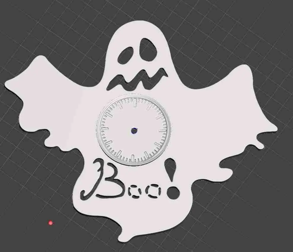 Home Decorations & Ornaments STL Download - ghost boo clockby celticverse