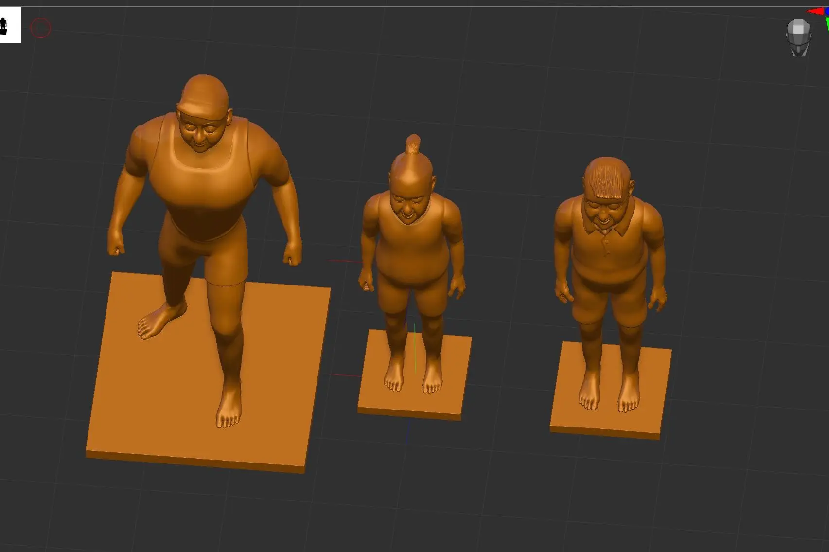 Cartoon Statue | 3D models download | Creality Cloud