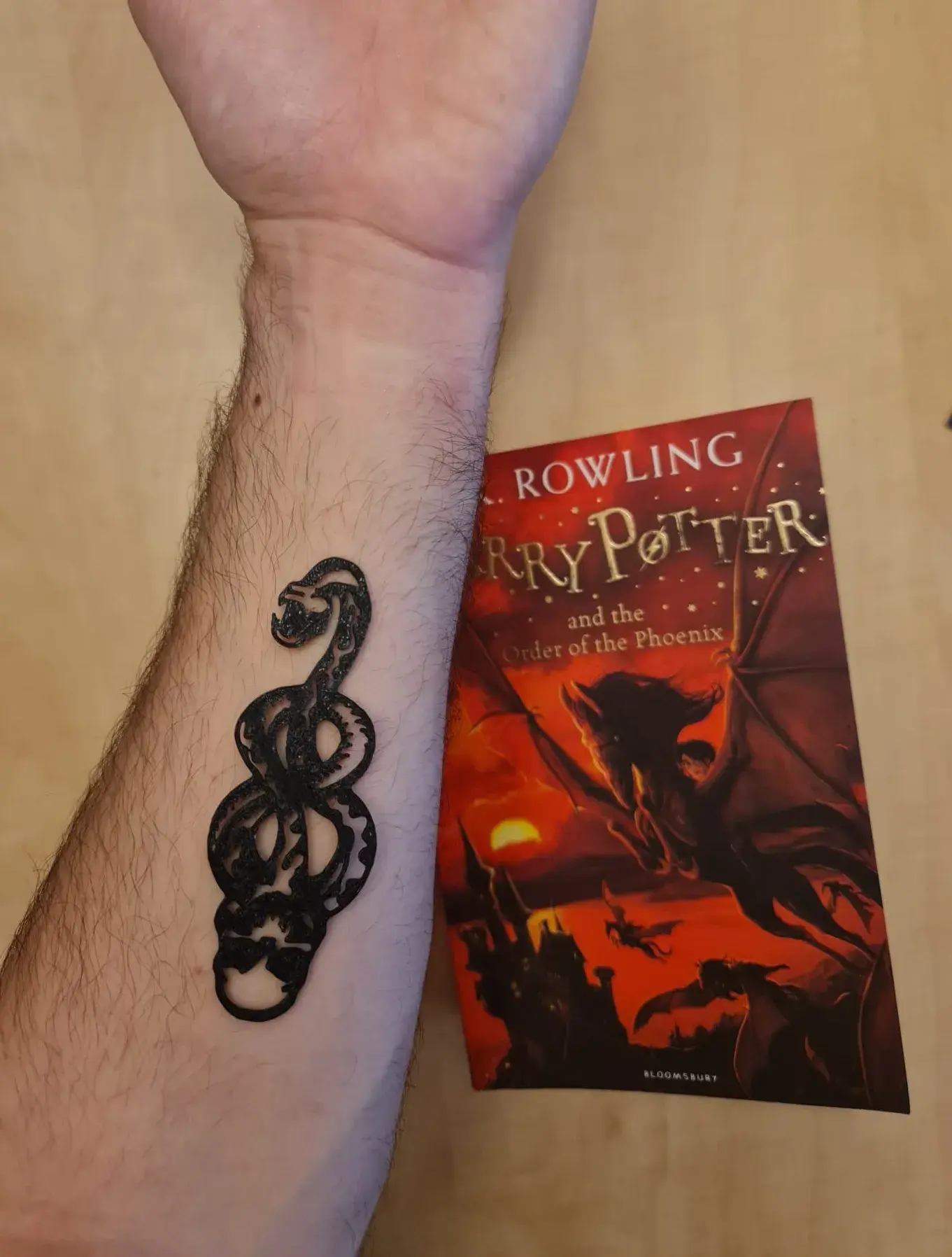 Other STL Download - Harry Potter - The Dark Mark Patch Bookmarkby Racope_art