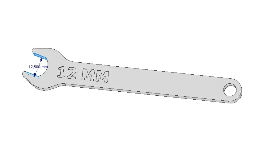 3D Printer Files | 3MF File | 12mm spanner for K1C nozzle | Creality Cloud