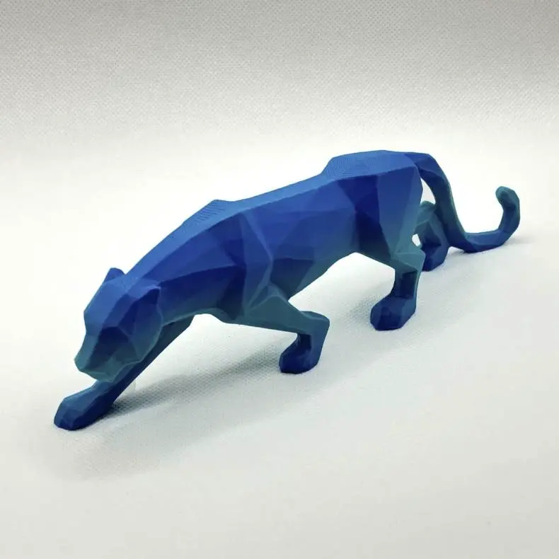 3D Printer Files | 3MF File | LowPoly Panther Decoration | Creality Cloud