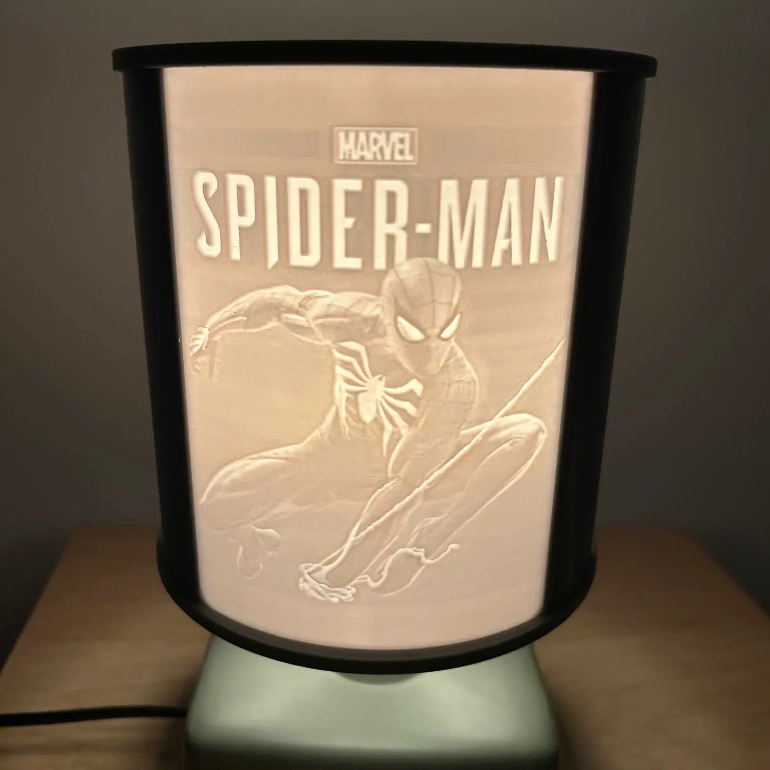 Lighting & Lamps STL Descarga - Spiderman Nightlight Lithophany ...