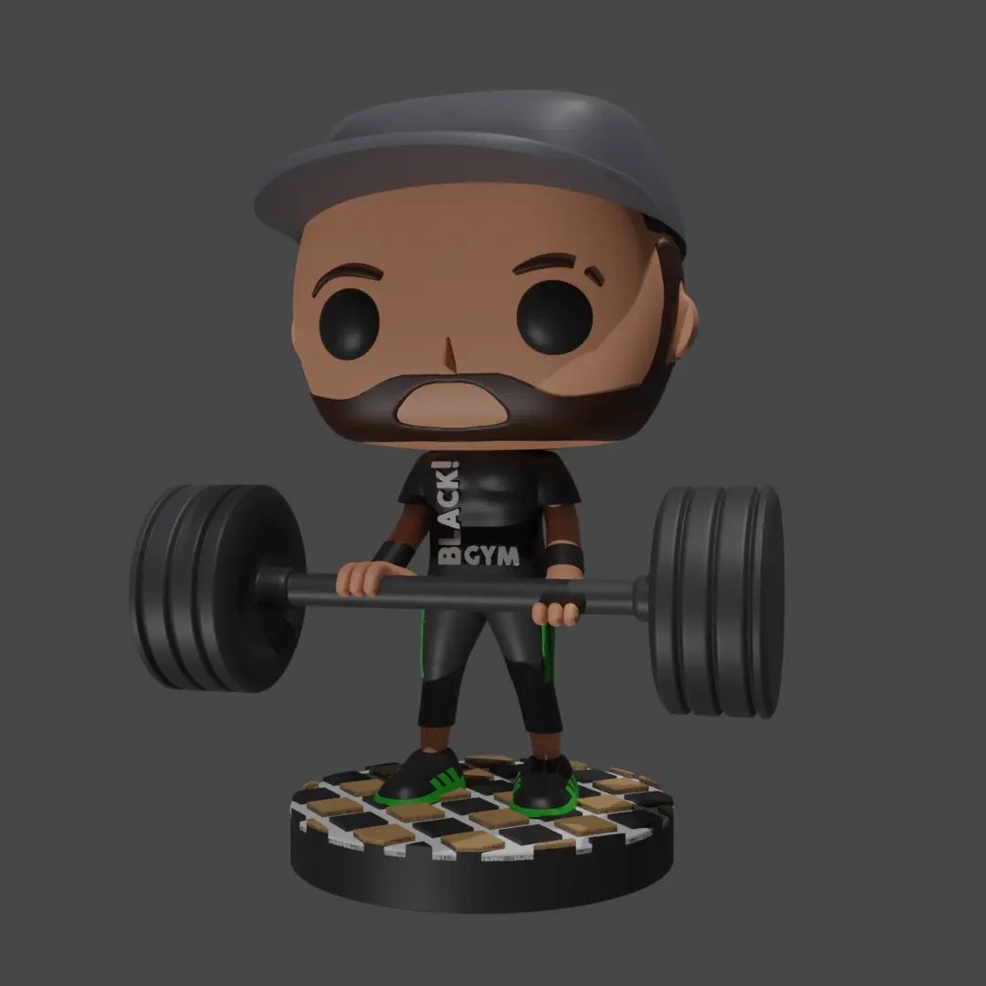Other STL Download - Funko Gym (man & woman)by mttournoud
