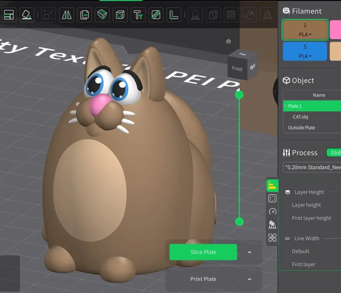 3D Printer Files | 3MF File | Cat "Budmuds" Personal Use Only ...