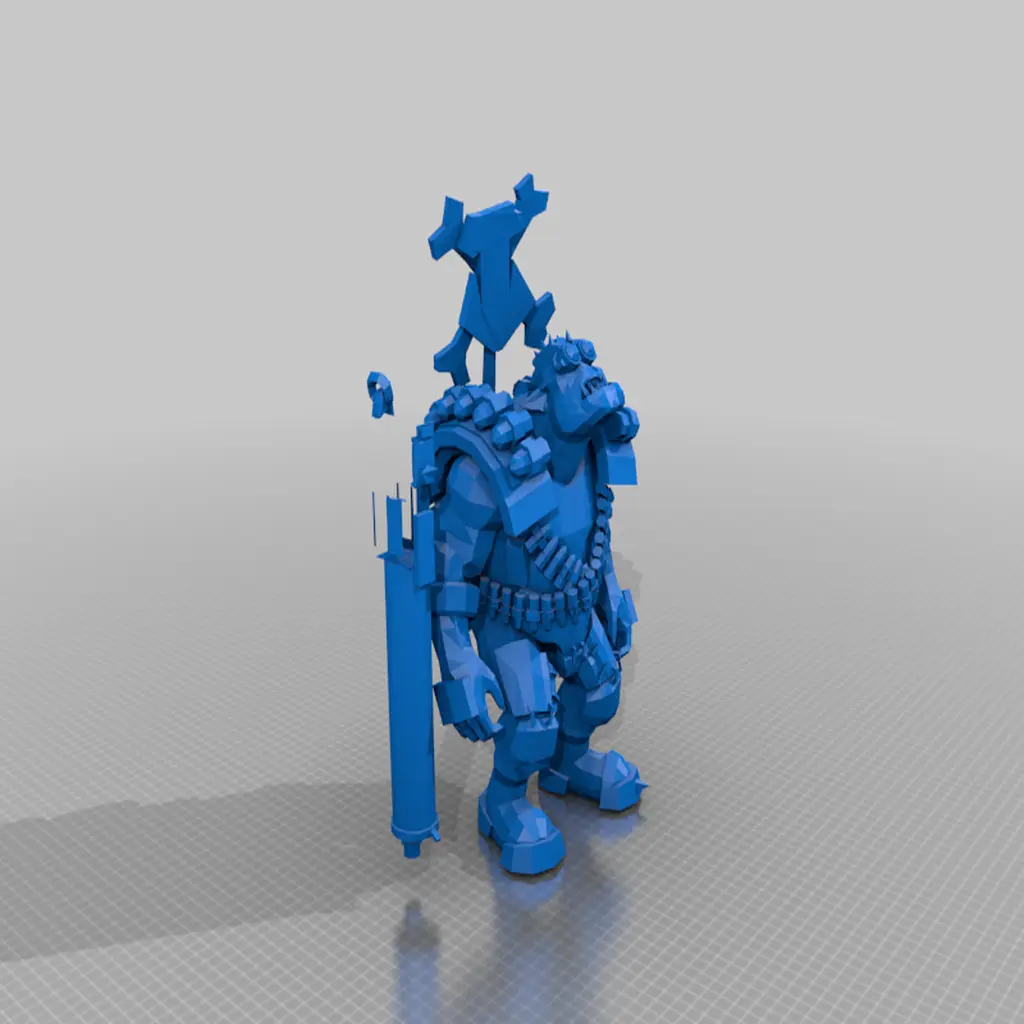 Free Miniatures STL Download - big shoota nob - T modelby SMT_M 🦊
