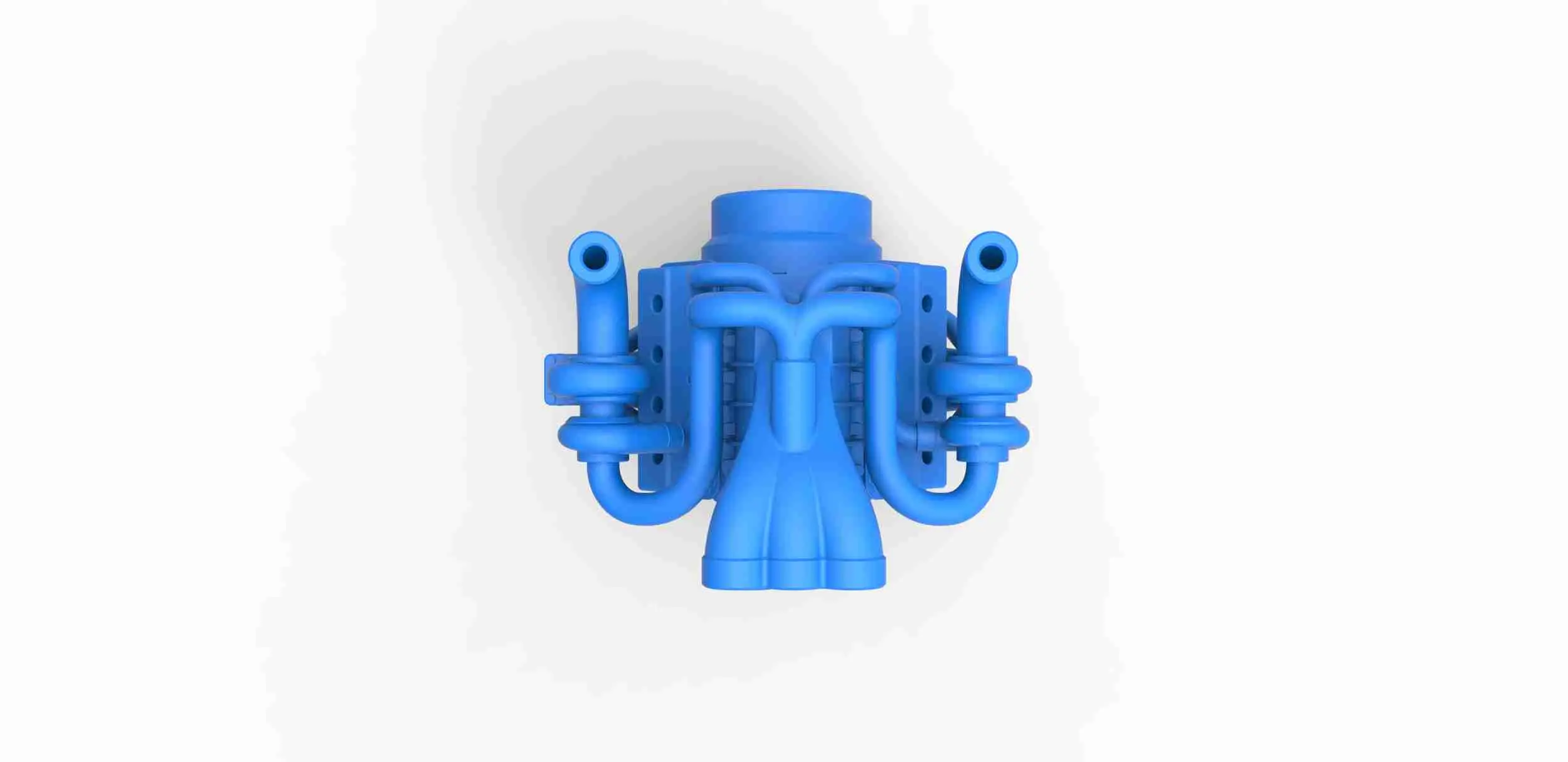 Vehicles & Machinery STL Download - Twin turbo supercharged V8 Engine ...