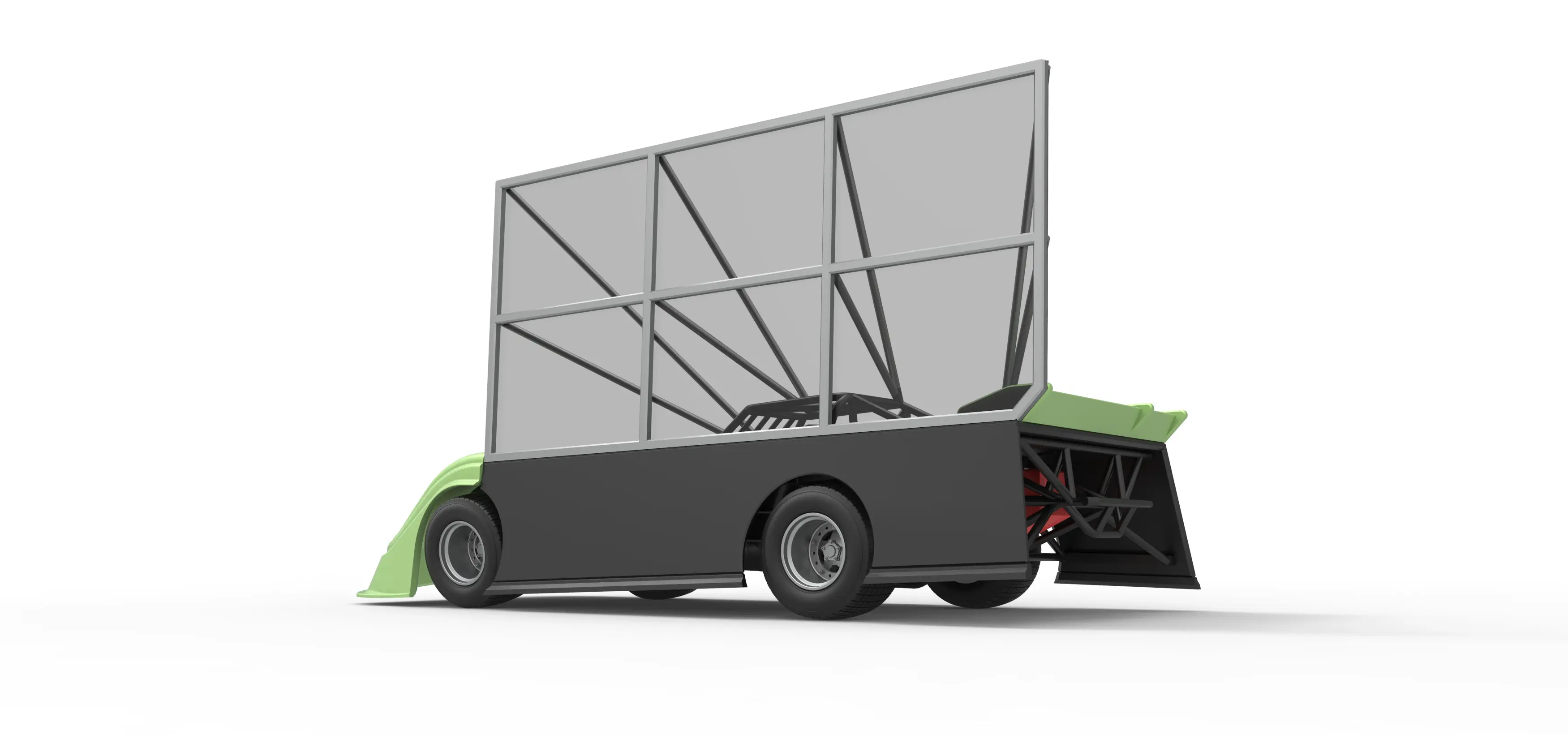 Super Dirt Late model with side wing Scale 1:25 | 3D models download ...