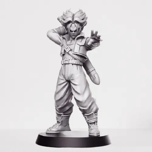 Characters & Creatures STL Download - 5315 - Trunks Dragon Ballby ...