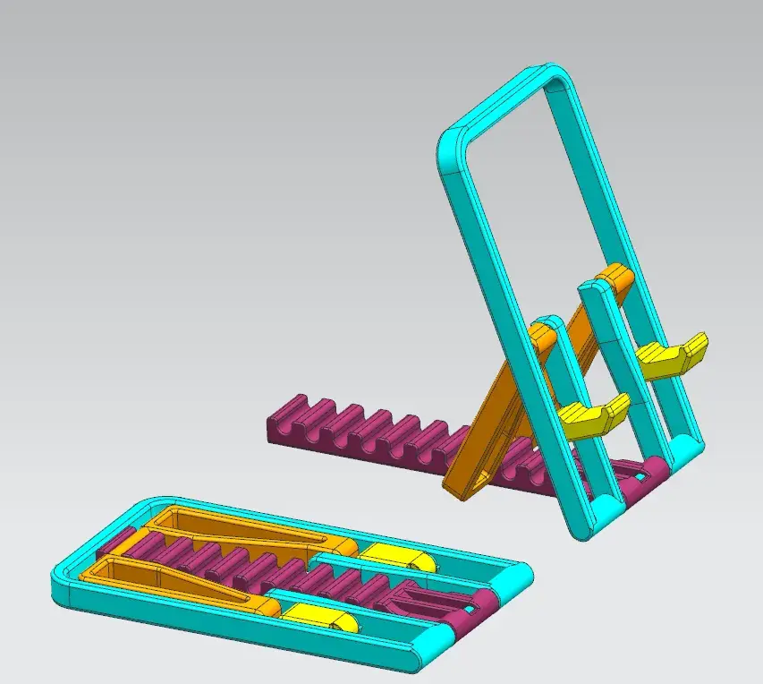 Sports & Exercise Equipment STL Download - New version phone holder ...